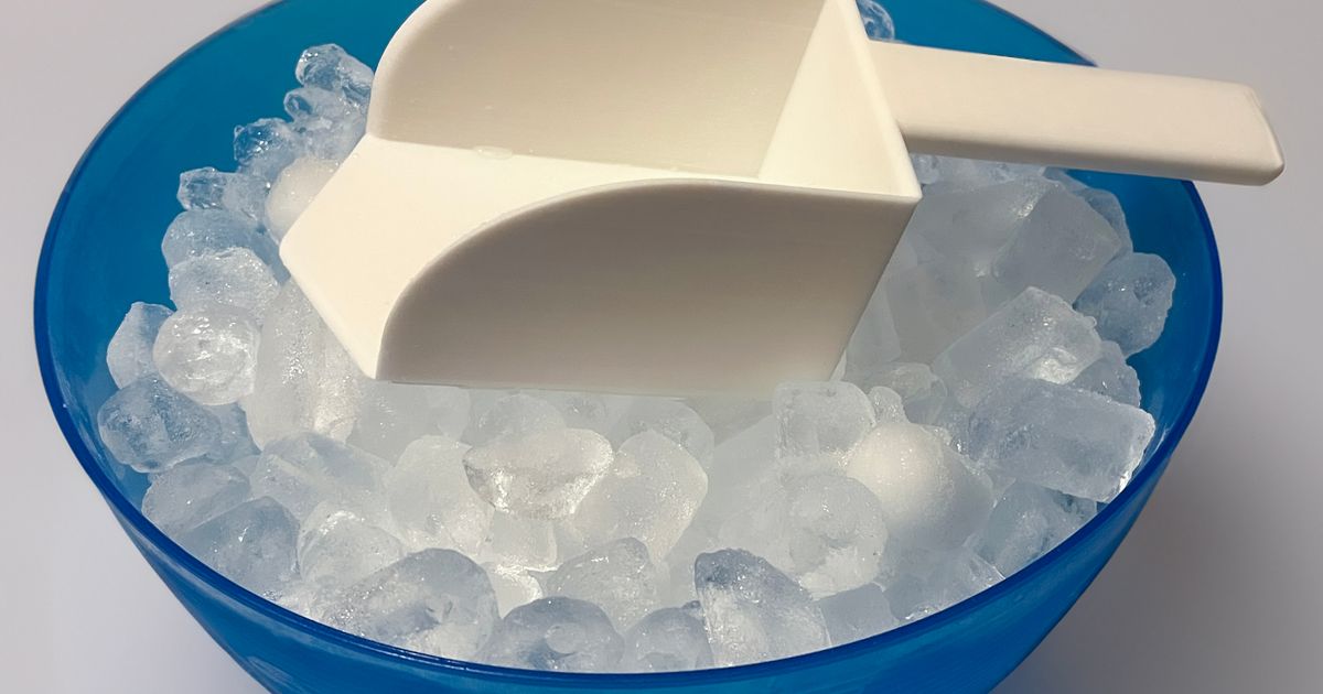 Small ice scoop by Sean | Download free STL model | Printables.com