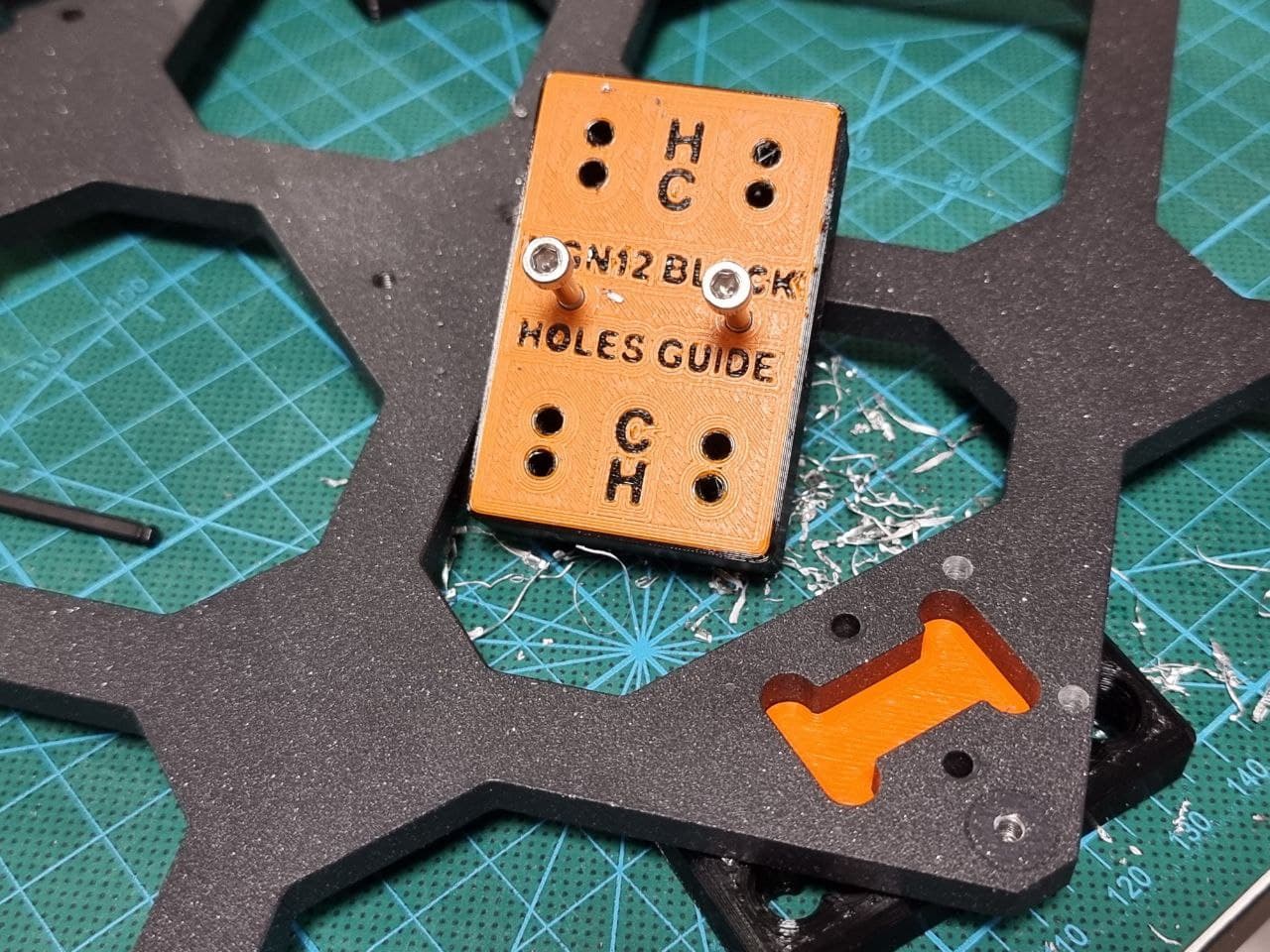 MGN12 Block Holes Guide by elpeter | Download free STL model ...