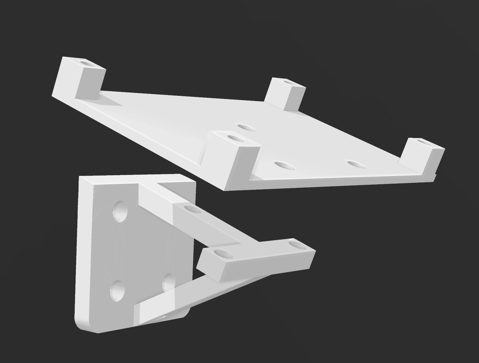 LCD Base 4040 mount by Max | Download free STL model | Printables.com