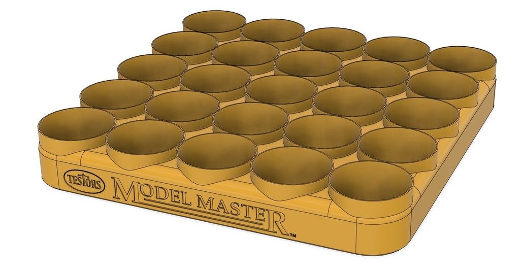 Testors Model Master Paint Caddy par Studio 727 | Téléchargez ...