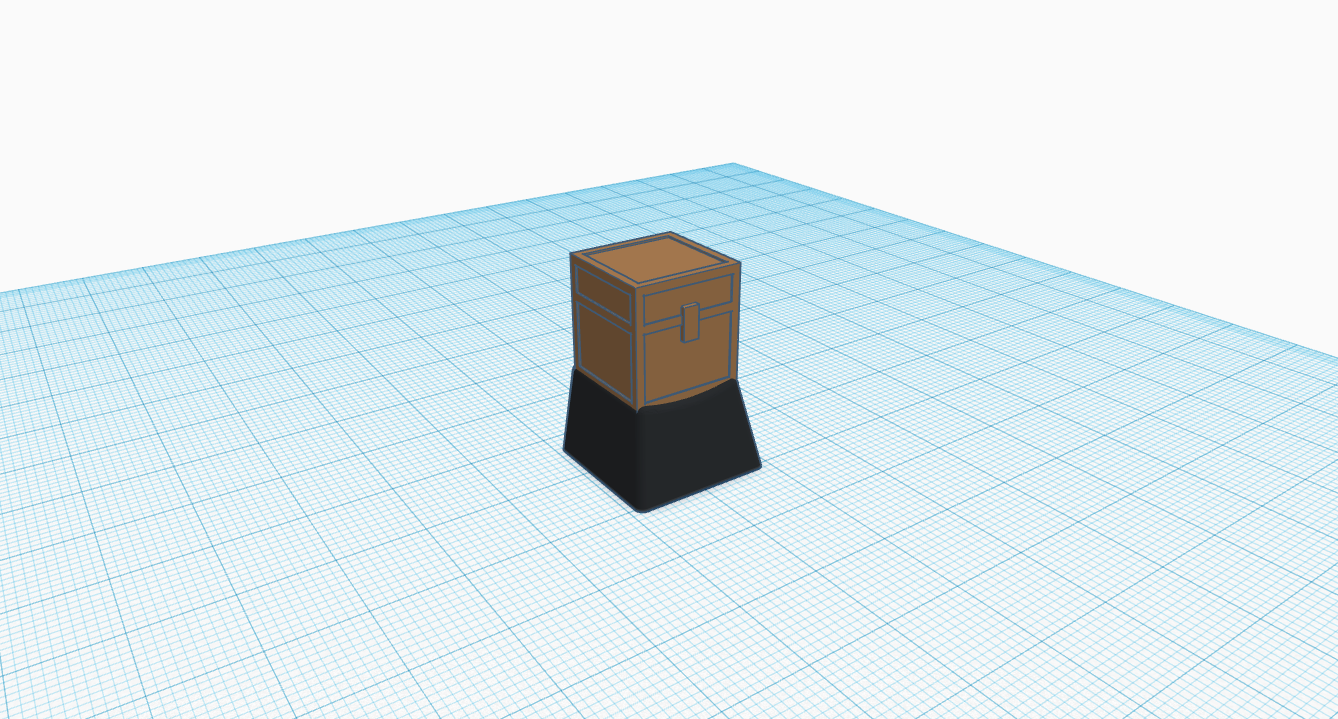 Minecraft chest keycap por Logomode | Descargar modelo STL gratuito ...