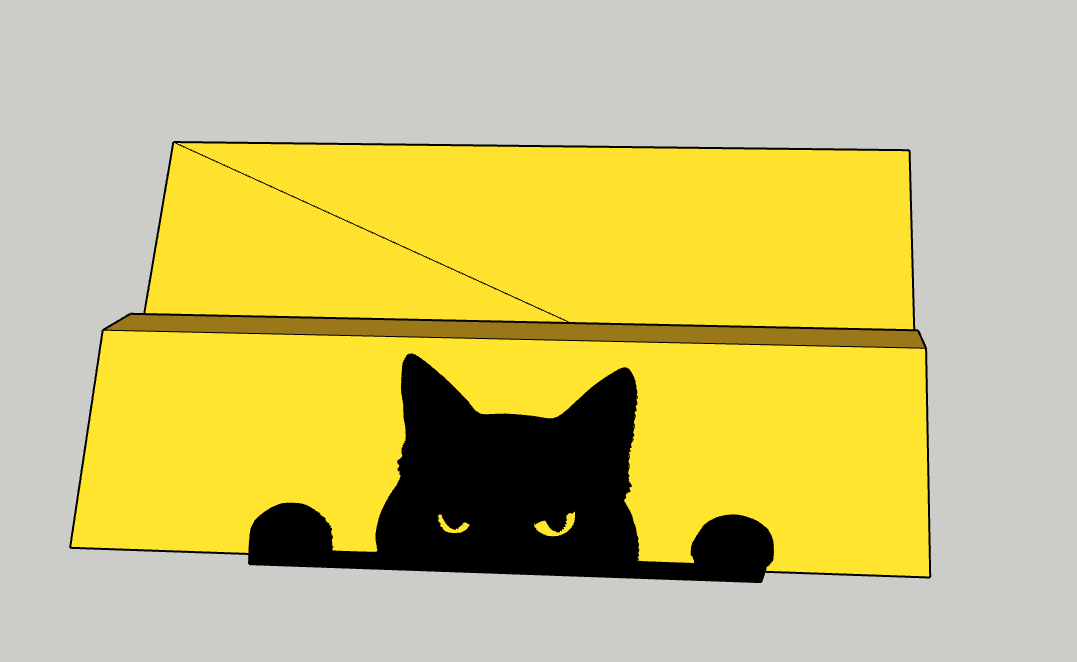 Angry cat photo holder by 4d maker | Download free STL model ...