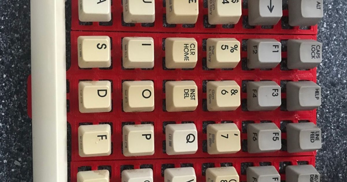 Key Cap Stand (C128, Amiga) by RetroGameRevival | Download free STL ...