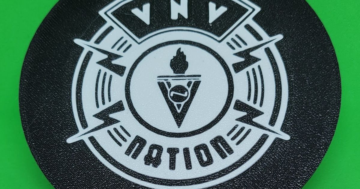 VNV NATION Coaster v1 by 3DeMode101 | Download free STL model ...