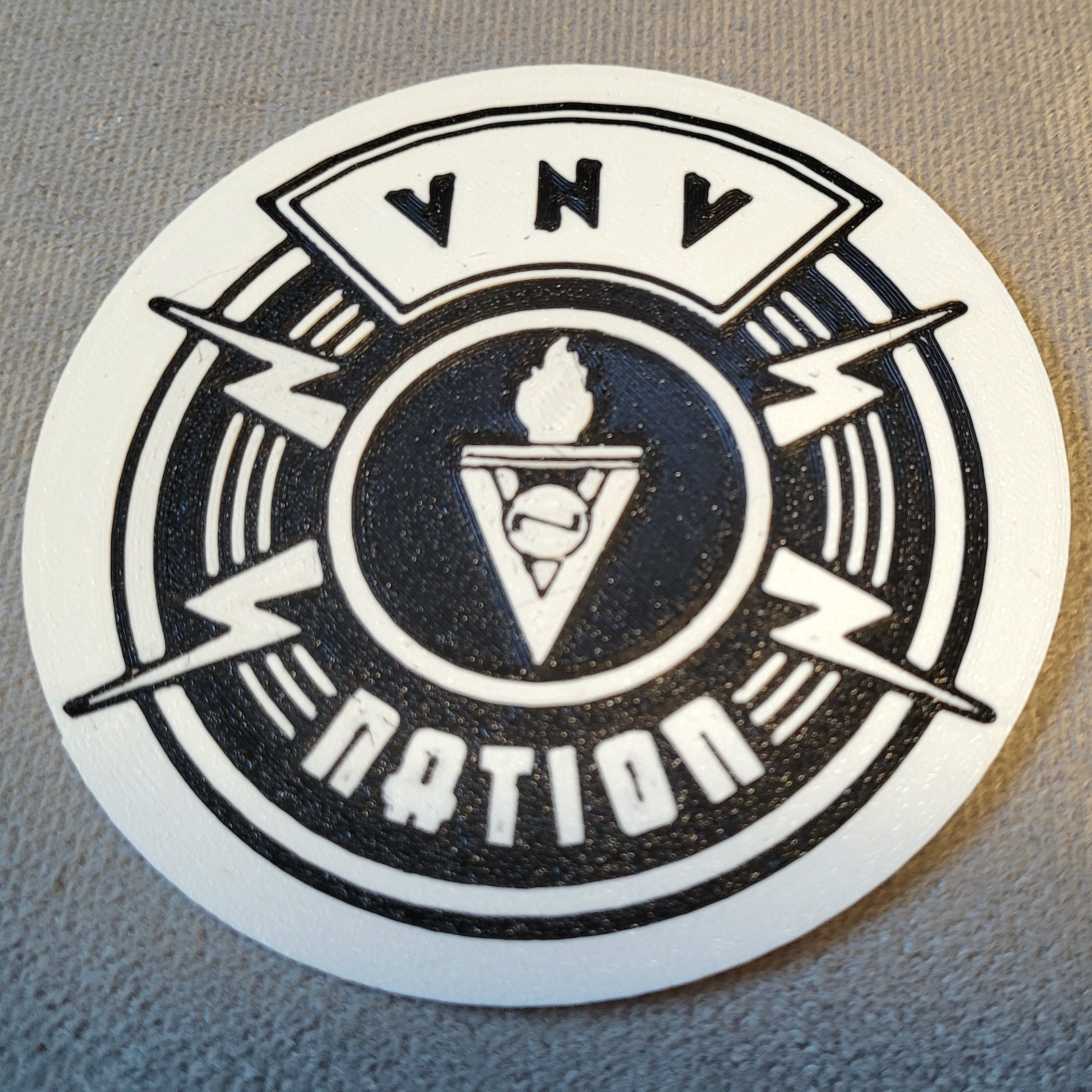 VNV NATION Coaster v2 by 3DeMode101 | Download free STL model ...