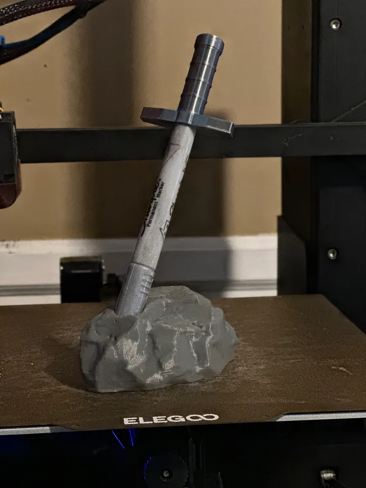 Sharpie Sword, the sword in the stone. by Utility Blade Builds ...