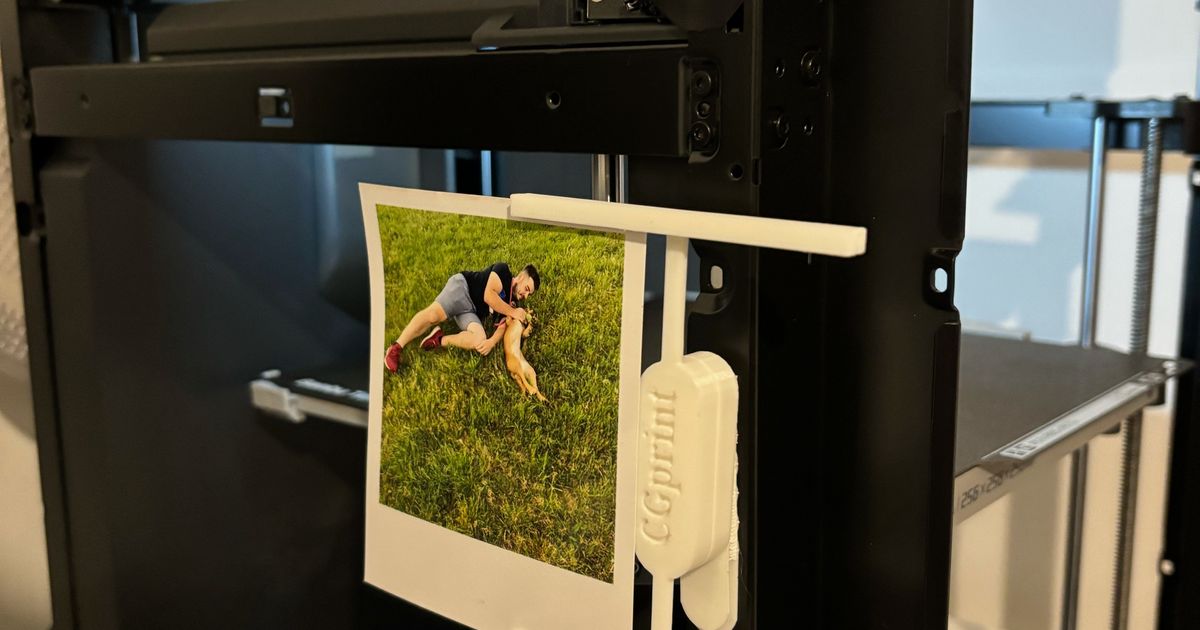 Instax Photo wall mount by Callum Gilkes | Download free STL model ...