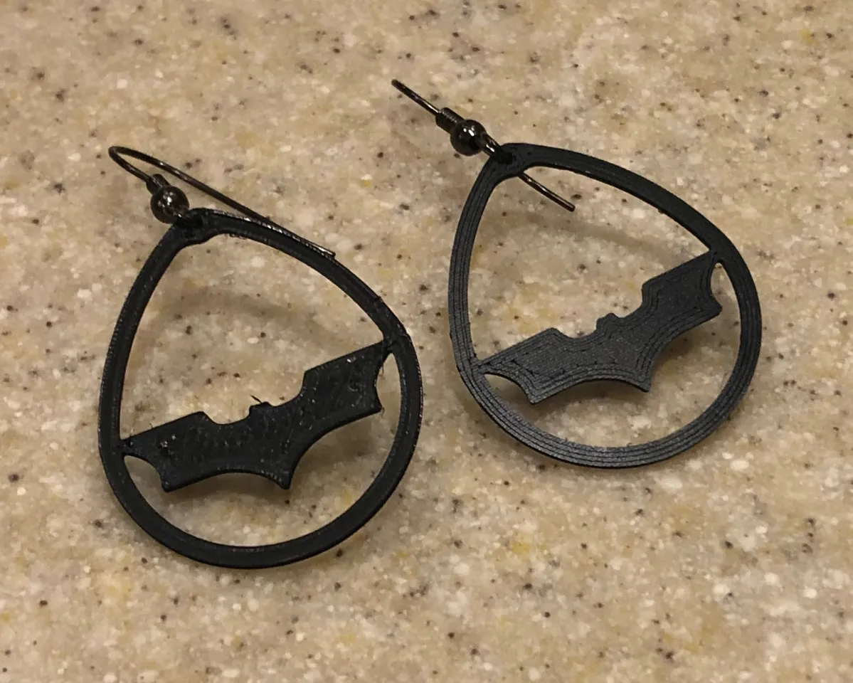 5min Bat Earrings by J | Download free STL model | Printables.com