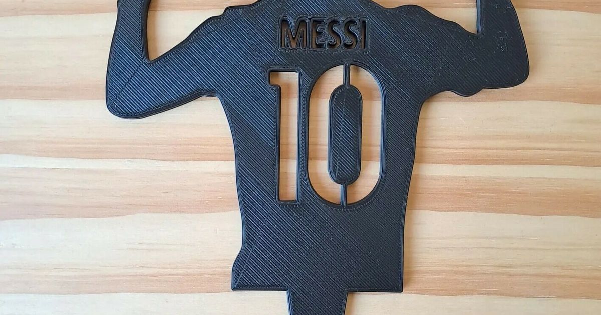 MESSI - TOPPER by Josua | Download free STL model | Printables.com