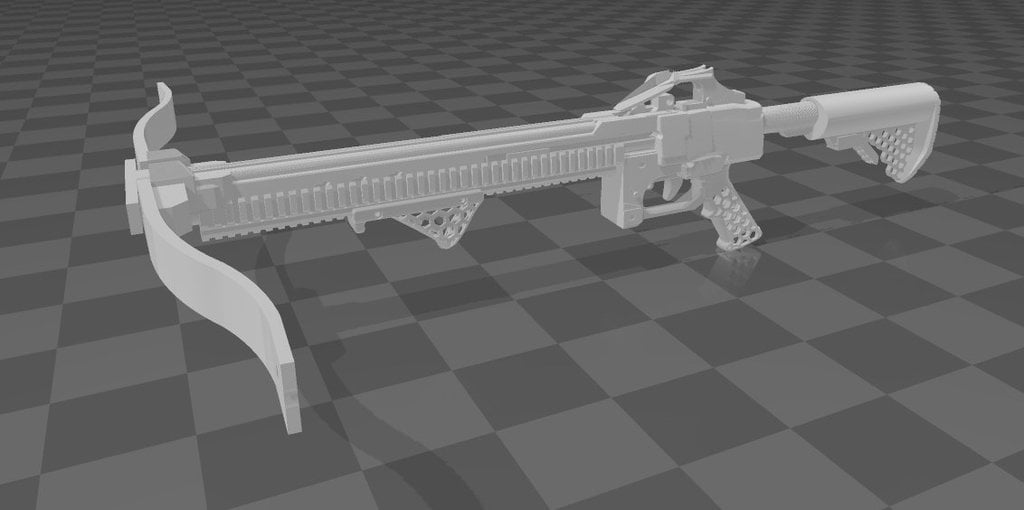 Full Size Printable Tactical Crossbow Version 2 por Chris Clouser ...