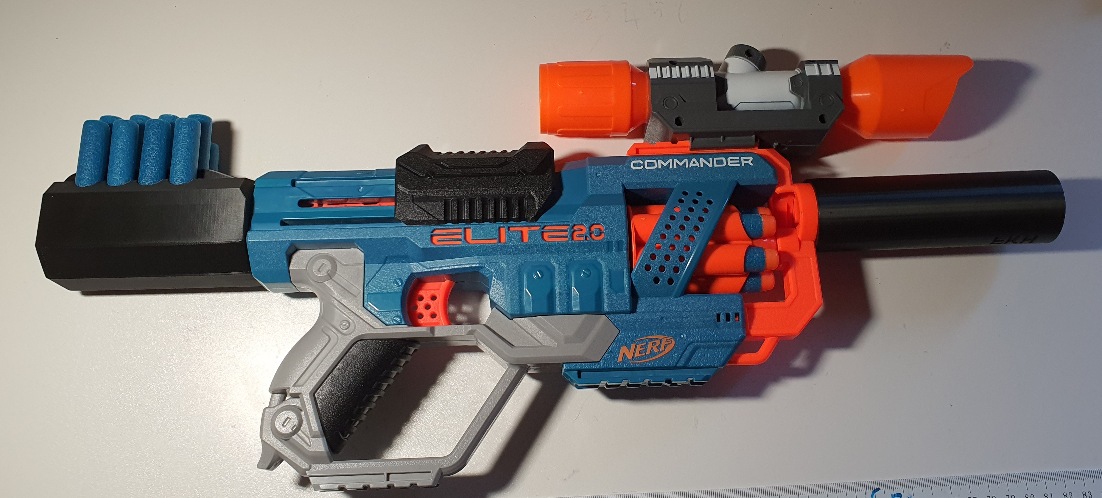 NERF stock with dart holder by jhe42 | Download free STL model ...
