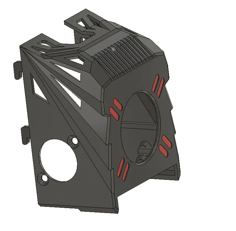 QIDI Xplus New Front head casing with fan2510 by Ljhtom (Javier ...