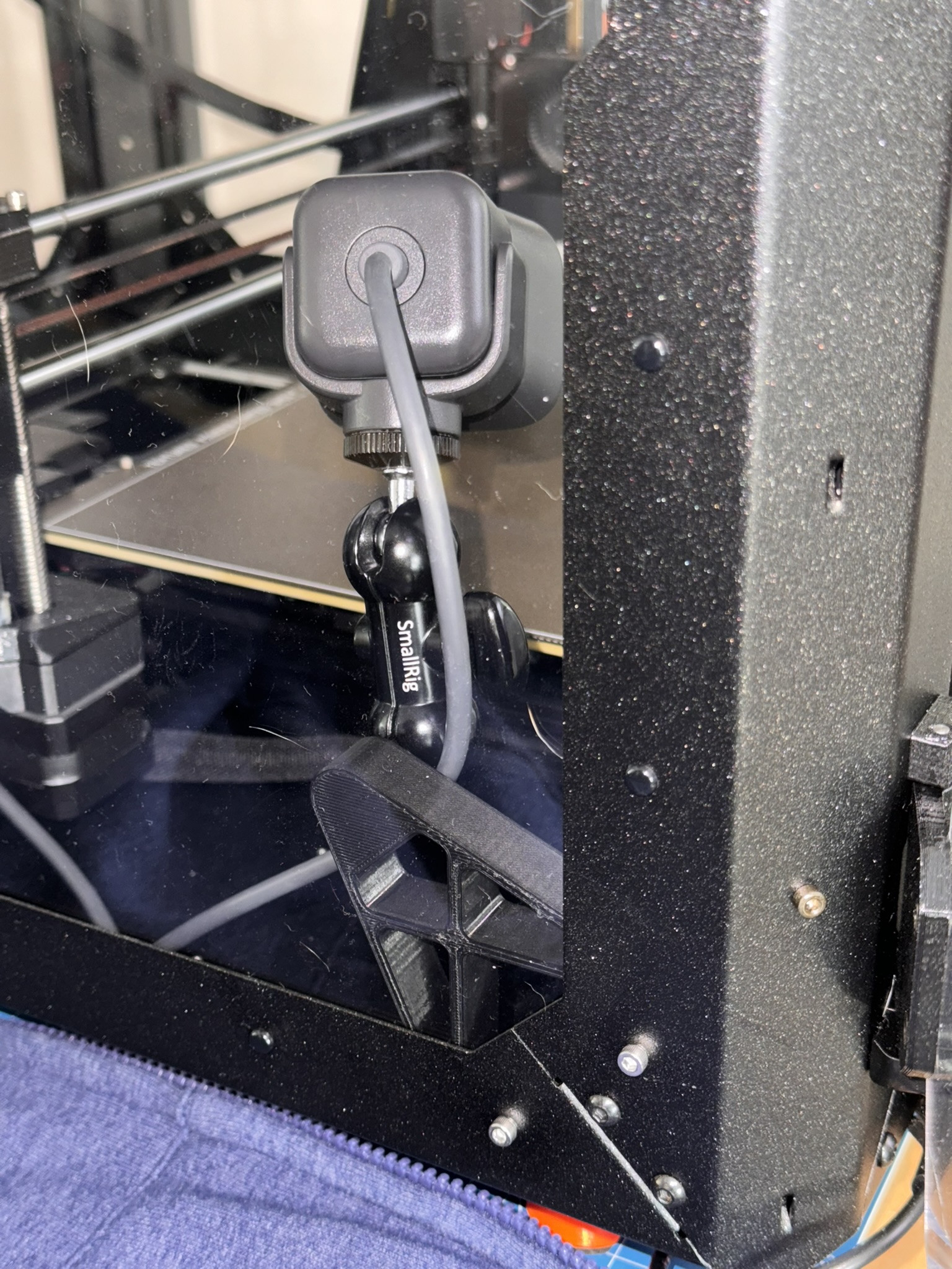 Robust 1/4"-20 Camera Mount for Prusa Original Enclosure by Noodlecraft ...