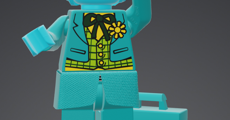 LEGO SERGIMEN3DART's Ezra the Skeleton Ghost 3D Printable Sculpt by Mr ...