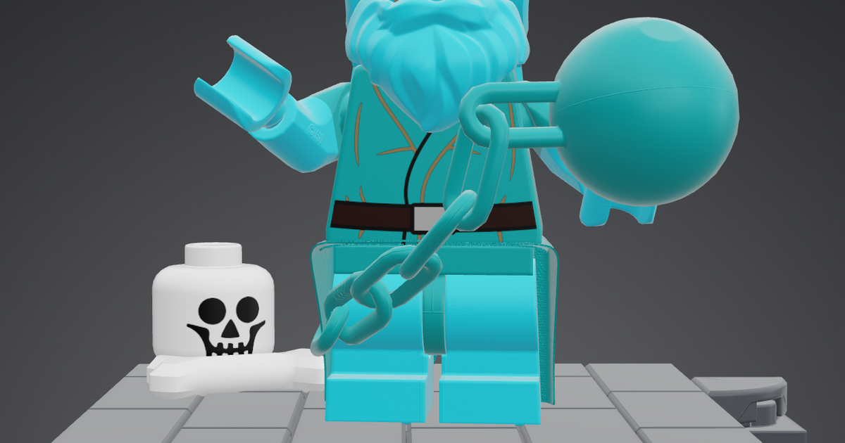 LEGO SERGIMEN3DART's Gus the Chained Ghost 3D Printable Sculpt by Mr ...