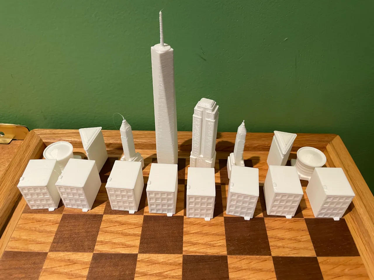 New York City Chess Set by PB Saltman | Download free STL model ...