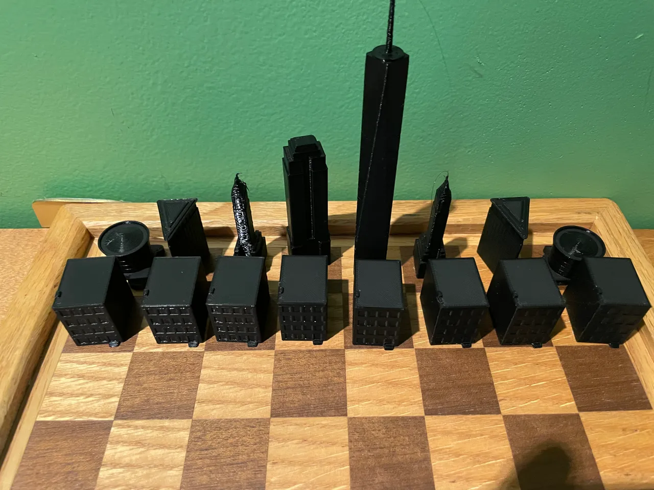 New York City Chess Set by PB Saltman | Download free STL model ...