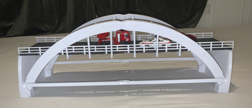 Three hinged arch bridge by Qased | Download free STL model ...