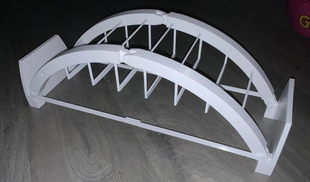 Three hinged arch bridge by Qased | Download free STL model ...
