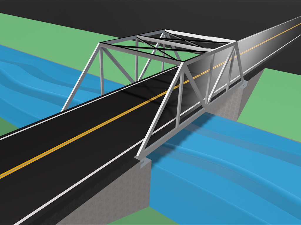 Truss bridge by Qased | Download free STL model | Printables.com