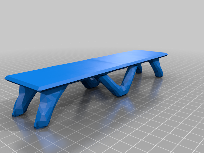 Bridge - Topology Optimization by Qased | Download free STL model ...
