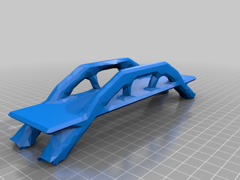 Bridge - Topology Optimization von Qased | Kostenloses STL-Modell ...