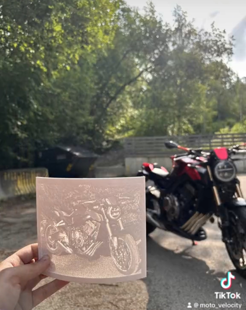 Honda CB650R Litophane by Qased | Download free STL model | Printables.com