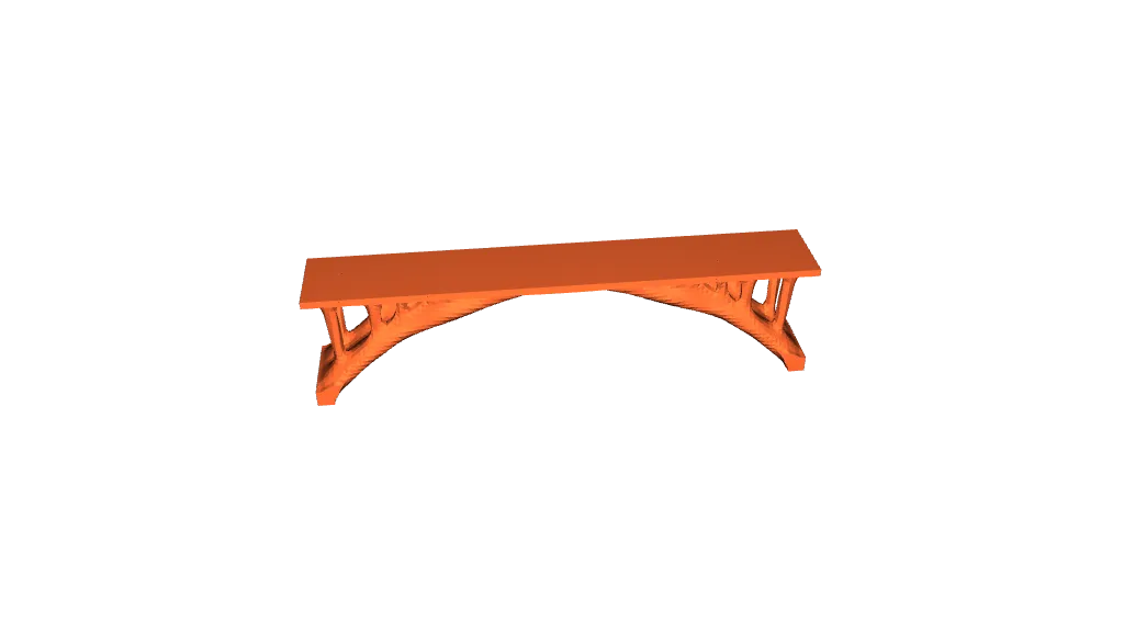 Topology Optimized Bridge by Qased | Download free STL model ...