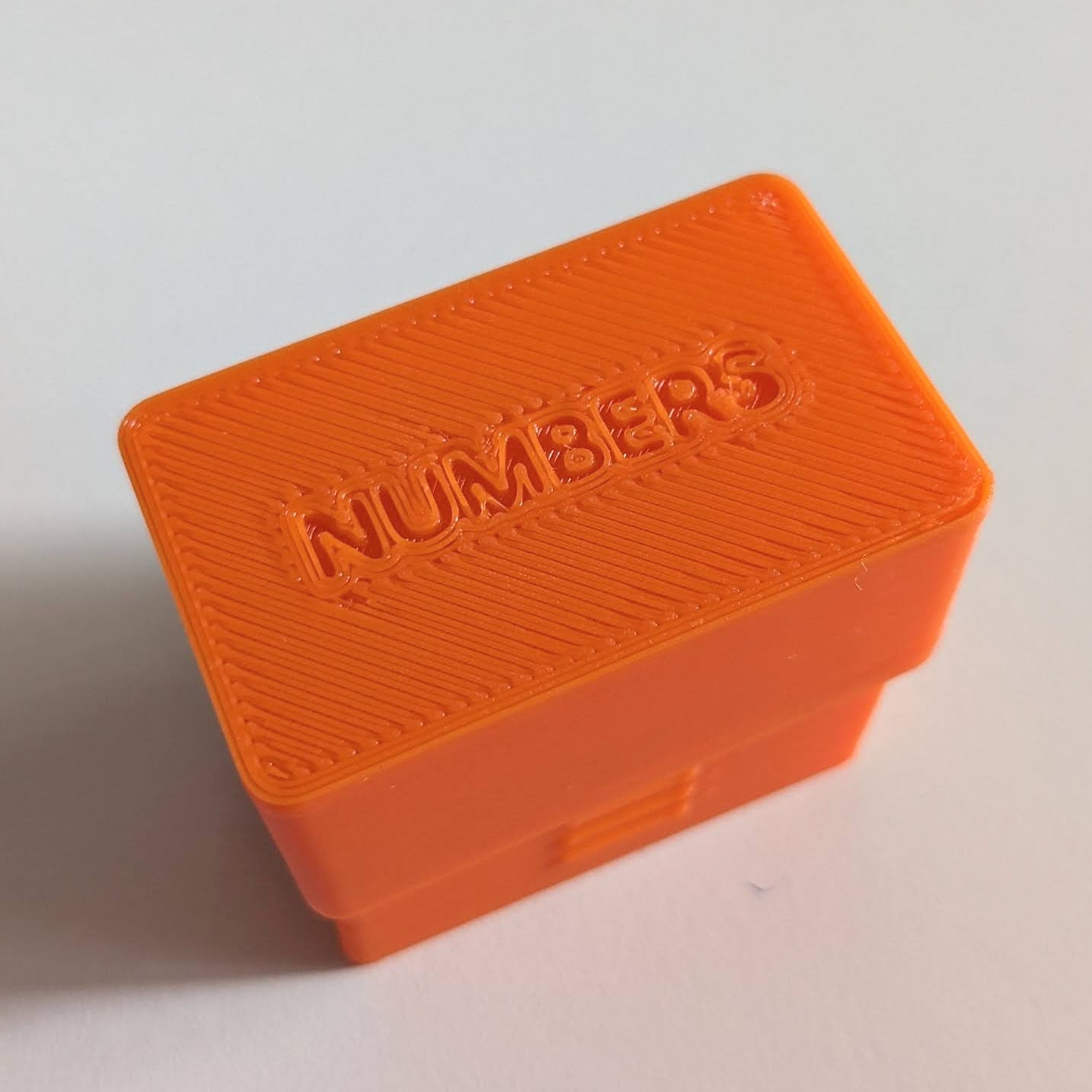 Number Stamps with box by Marianne657 | Download free STL model ...