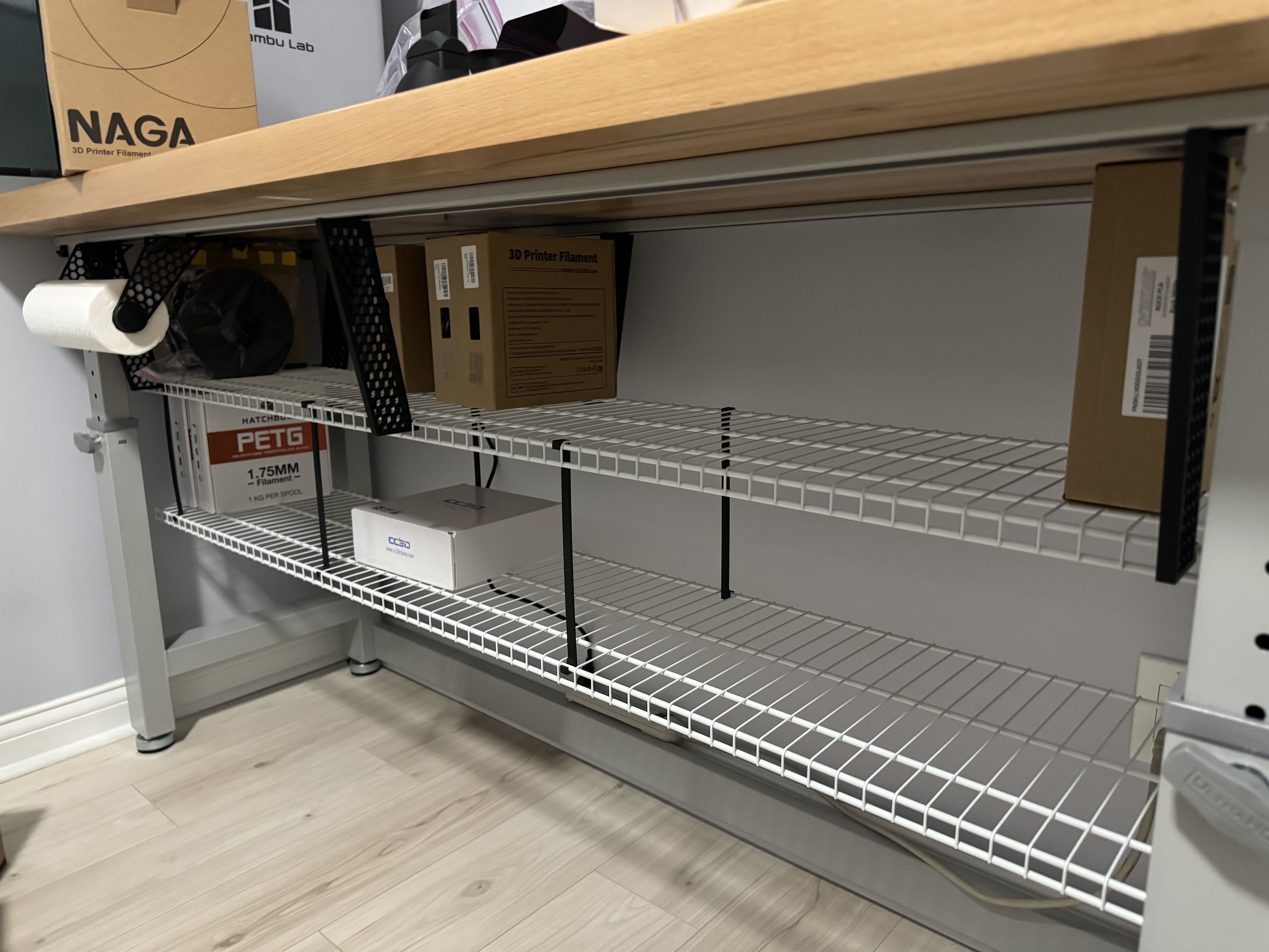 Seville Desk Wire Rack Hook by Sunny | Download free STL model ...