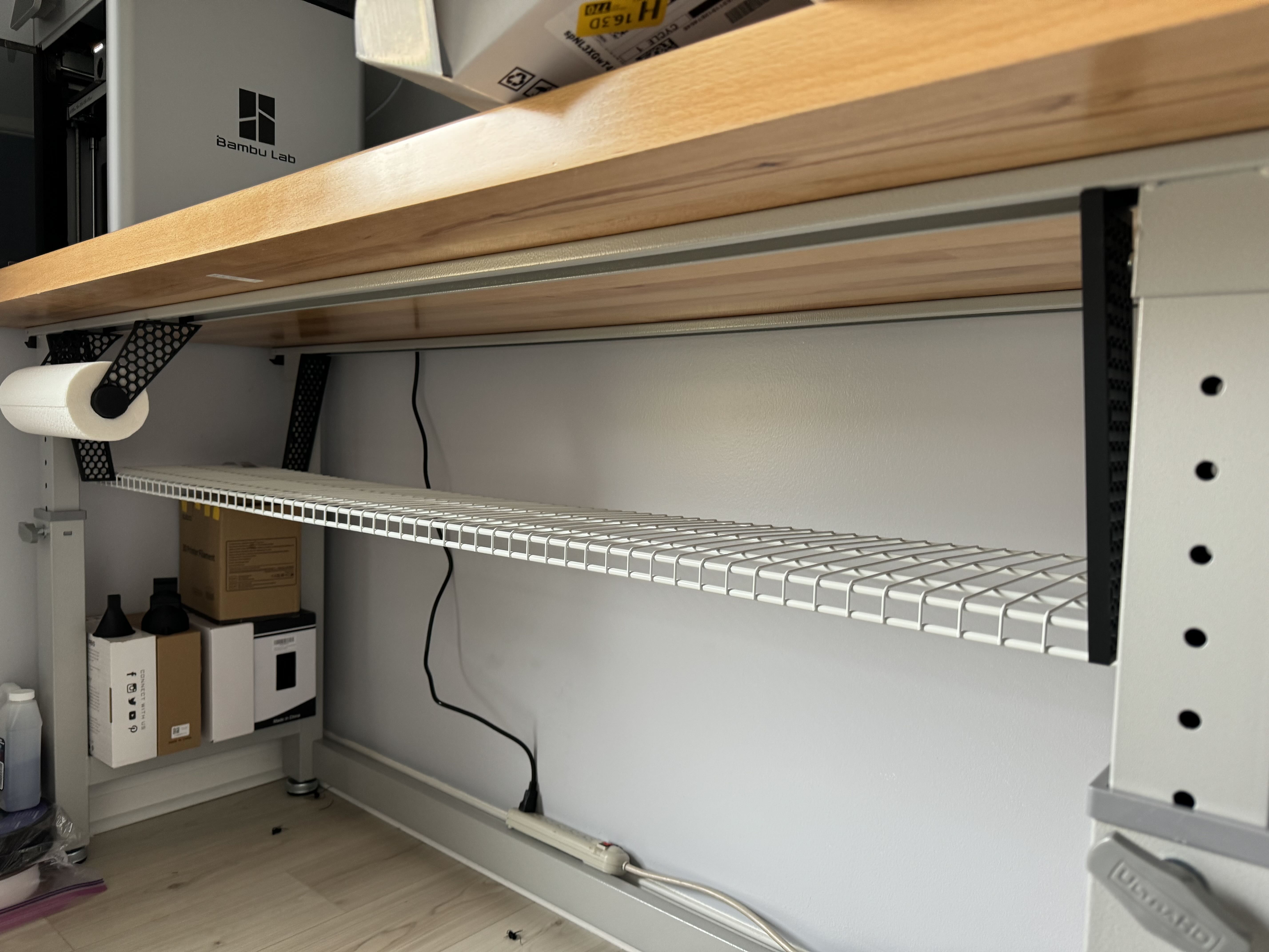 Seville Desk Wire Rack Hook by Sunny | Download free STL model ...