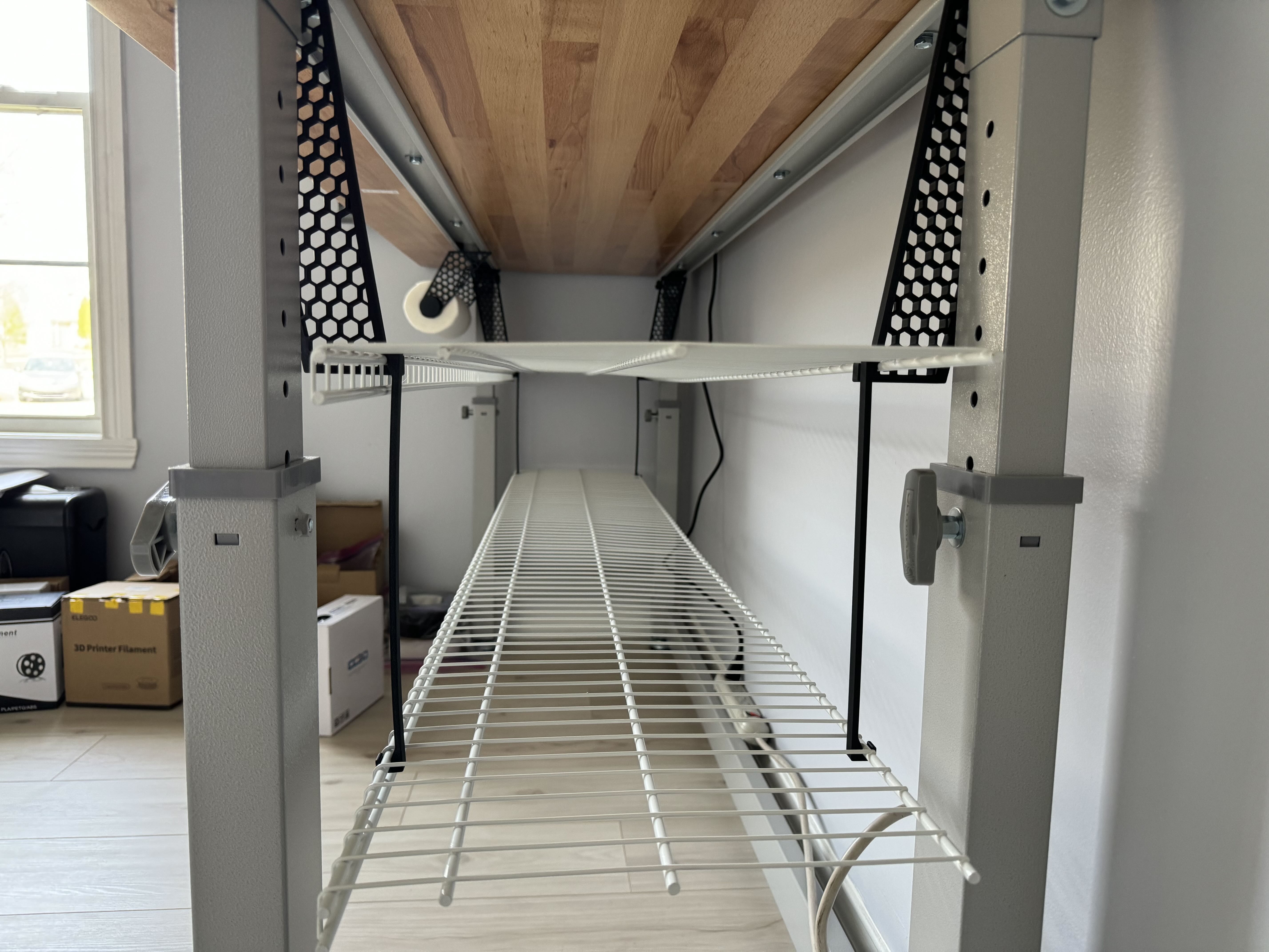 Seville Desk Wire Rack Hook by Sunny | Download free STL model ...