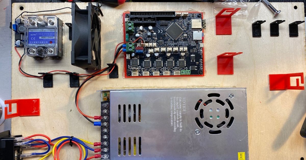 Wire Management Bracket by Greg's Maker Corner | Download free STL ...