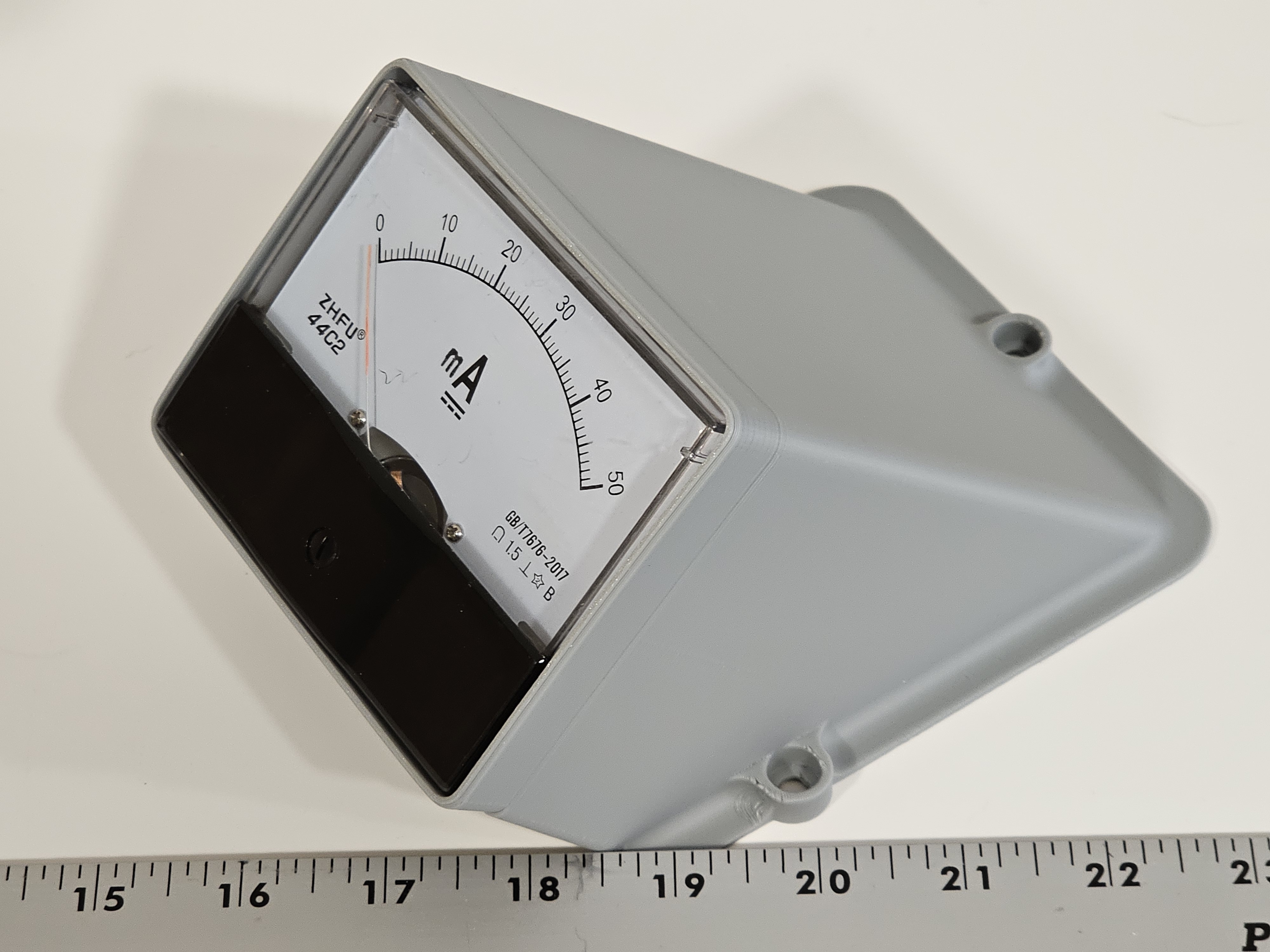 Ammeter Panel Mount - Raised & Tilted - Parametric by TheOneTruePatrick ...