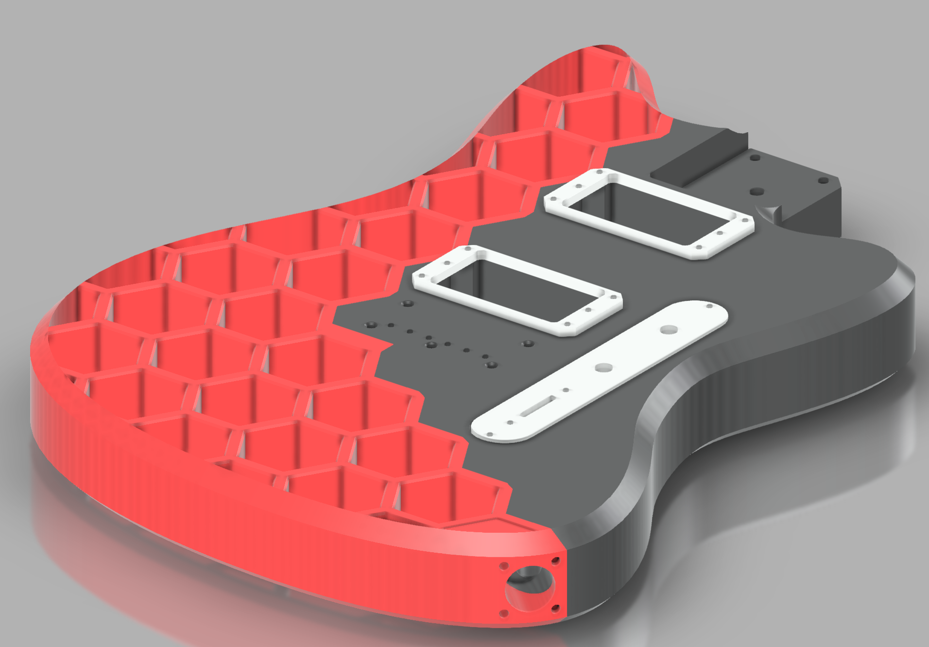 Humbucker "Prusacaster" redesign by lmoe | Download free STL model ...
