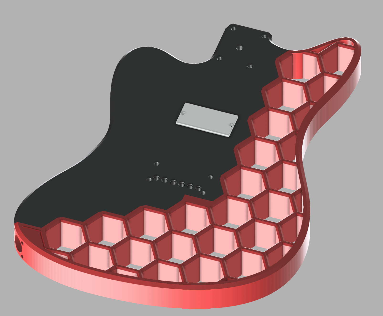 Humbucker "Prusacaster" redesign by lmoe | Download free STL model ...