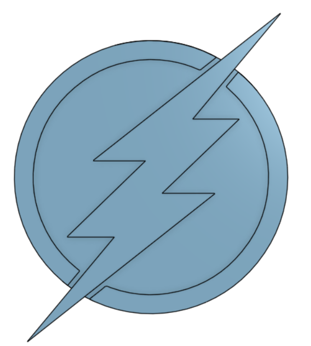 Flash Logo (one piece) by Gjoopa | Download free STL model | Printables.com