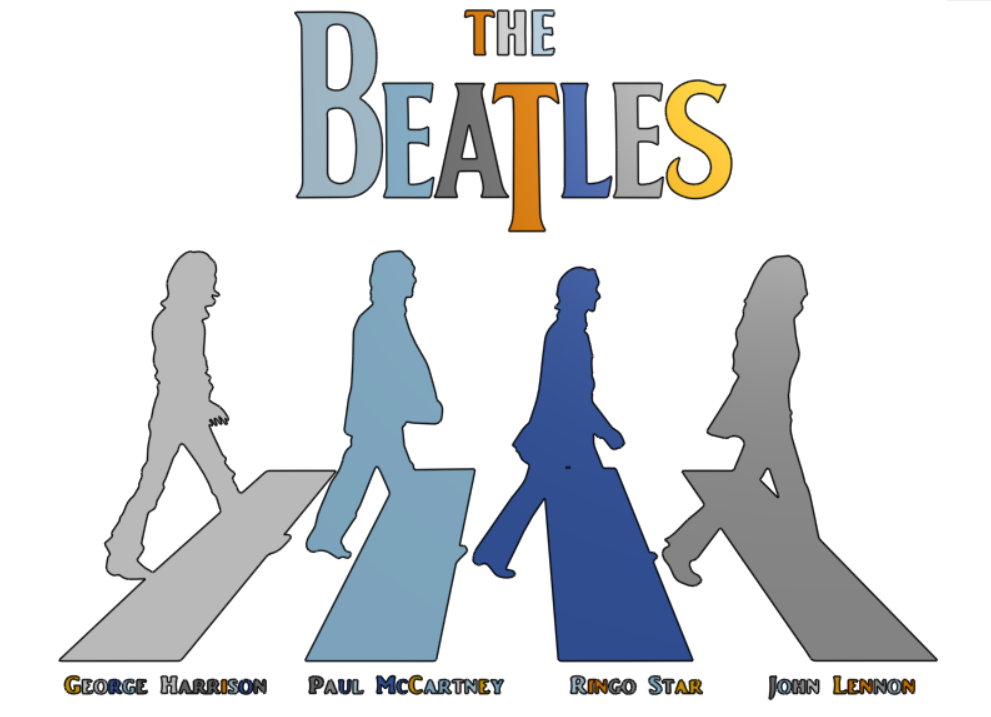 Beatles Logo (separate pieces) by Gjoopa | Download free STL model ...