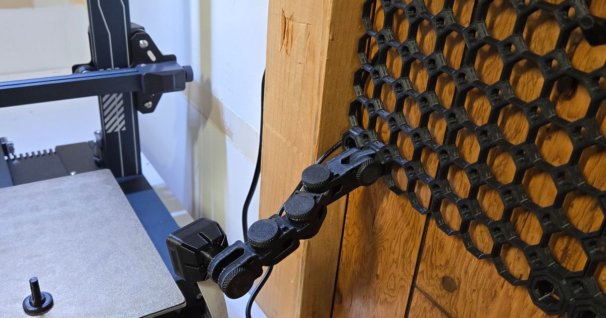 Multiboard Articulating Camera Arm Snap by FVP1992 | Download free STL ...