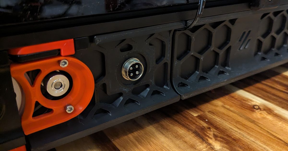 Voron 2.4 GX16 Connector Skirt Panel by drakestraid | Download free STL ...