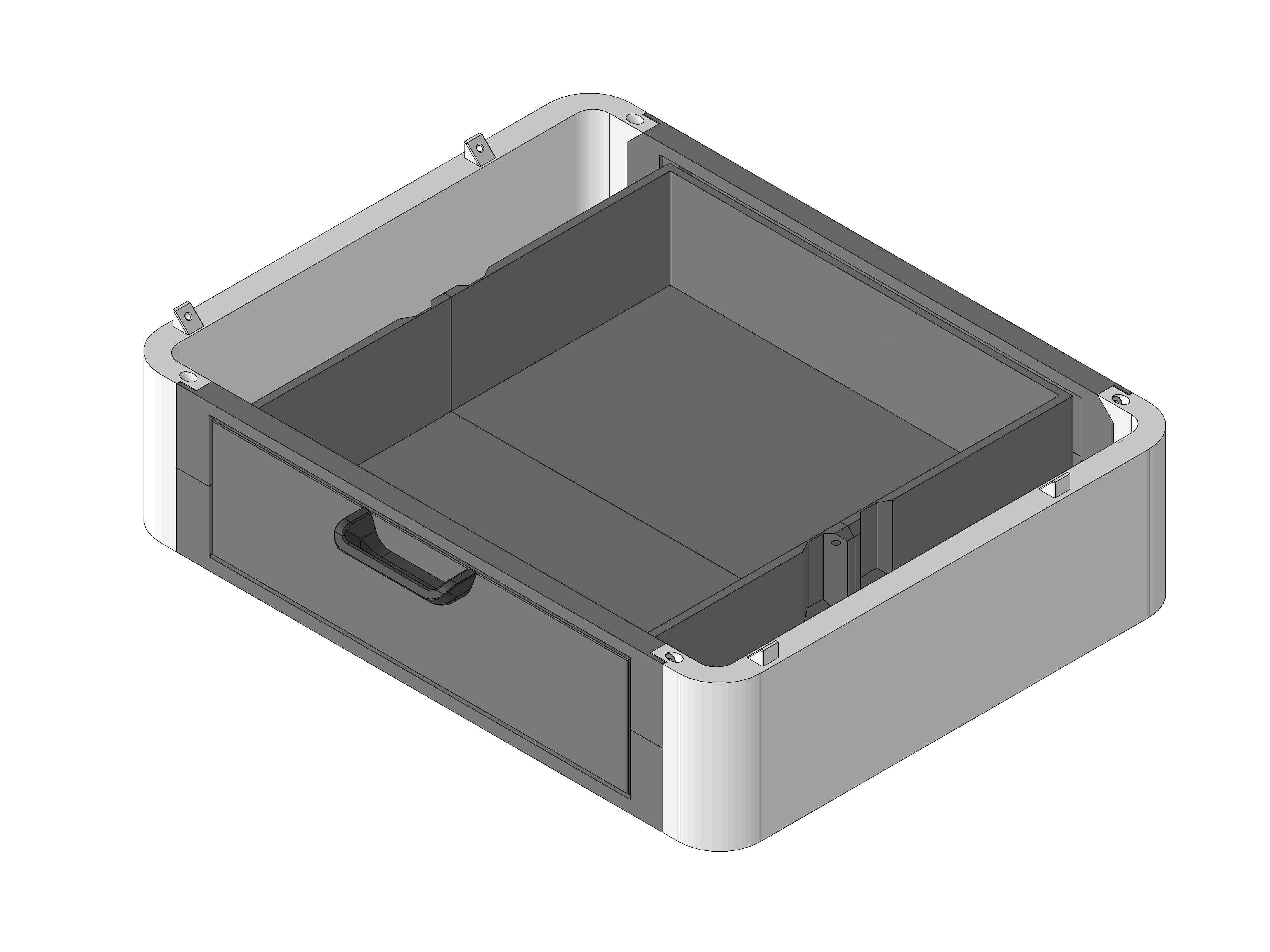 [BaBo duo] mono drawer module 60 by Willi | Printables Store