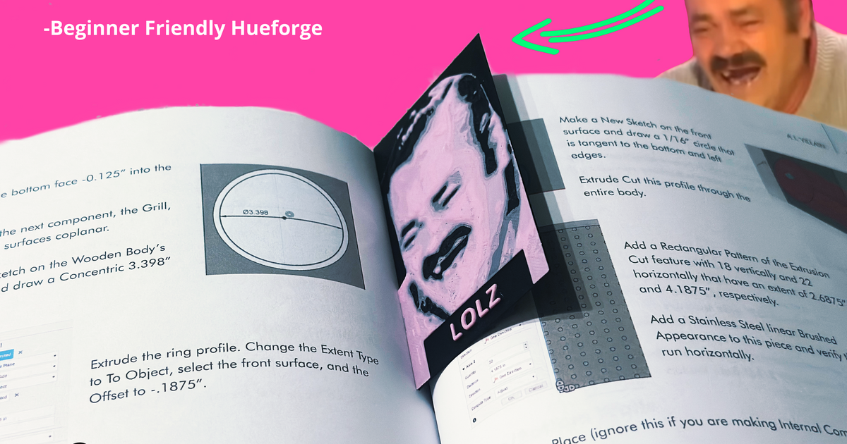 LOL Meme Bookmark. Easy Hueforge. 2 color. by Snail | Download free STL ...