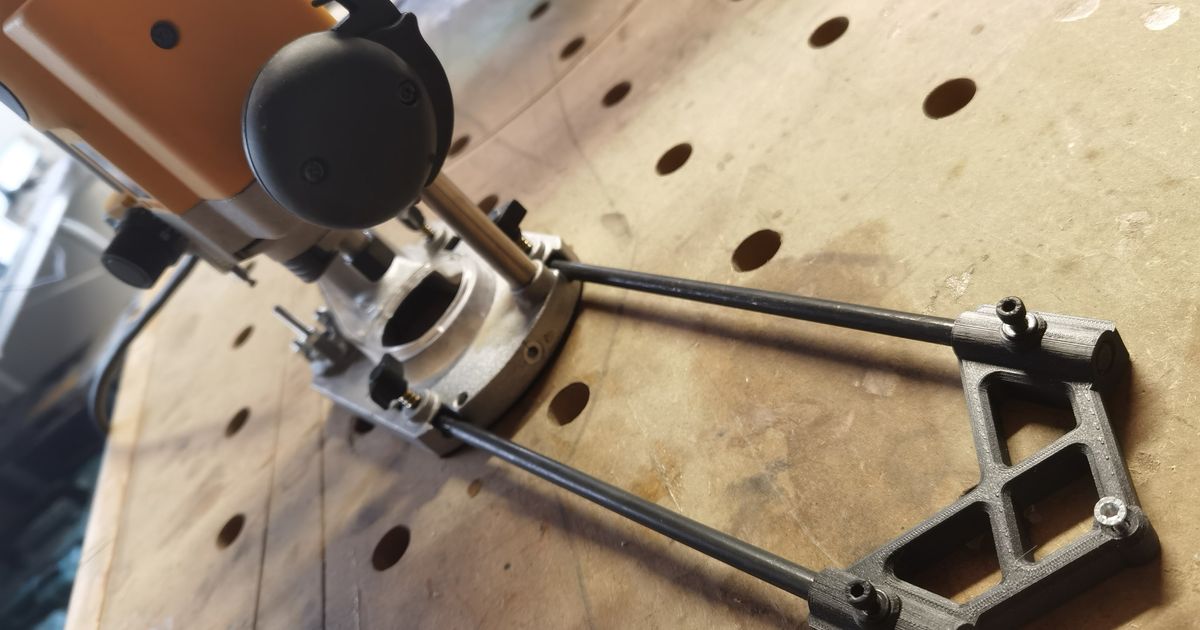 Compas for Router DeWalt DW621 by Ian Smith | Download free STL model ...