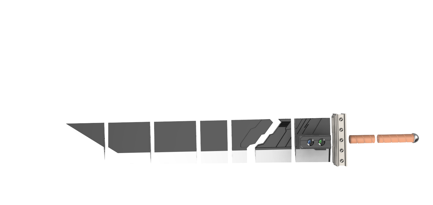 CLOUD Buster Sword (Final Fantasy VII Remake) autorstwa Illustrismodels ...