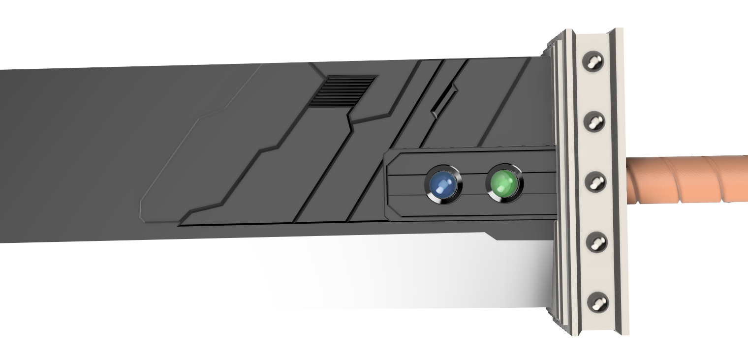 CLOUD Buster Sword (Final Fantasy VII Remake) autorstwa Illustrismodels ...