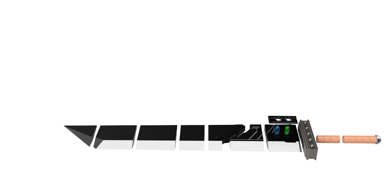 CLOUD Buster Sword (Final Fantasy VII Remake) autorstwa Illustrismodels ...