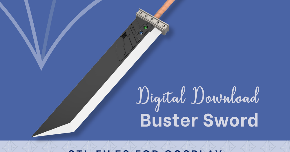 CLOUD Buster Sword (Final Fantasy VII Remake) autorstwa Illustrismodels ...