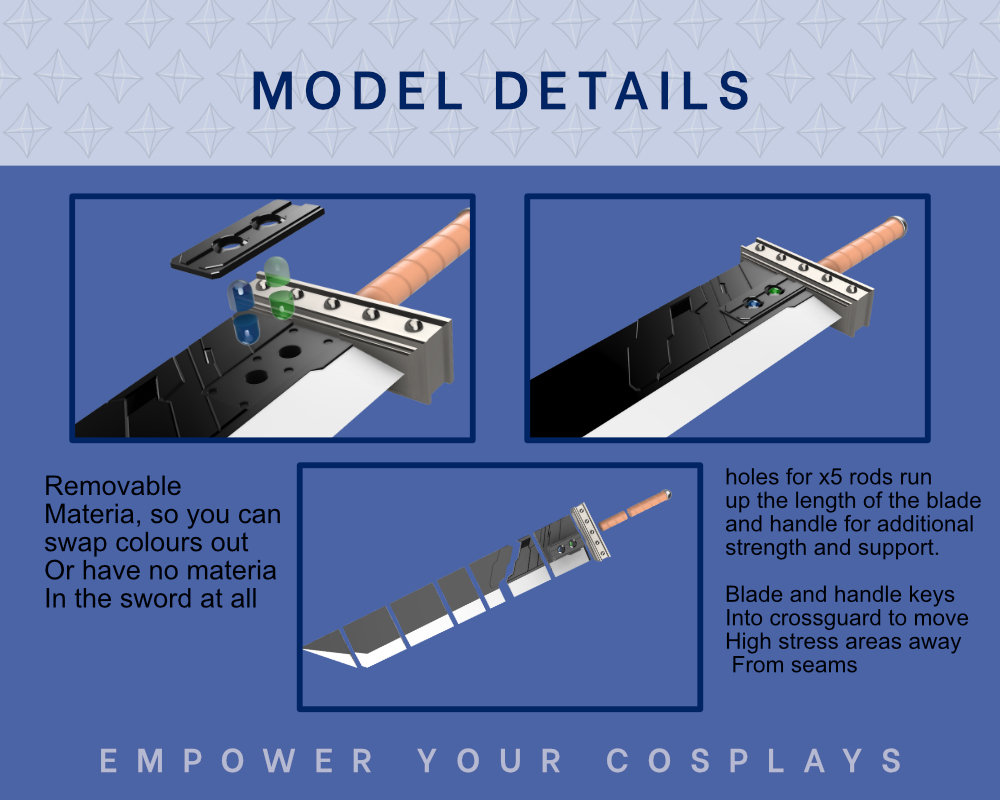 CLOUD Buster Sword (Final Fantasy VII Remake) autorstwa Illustrismodels ...