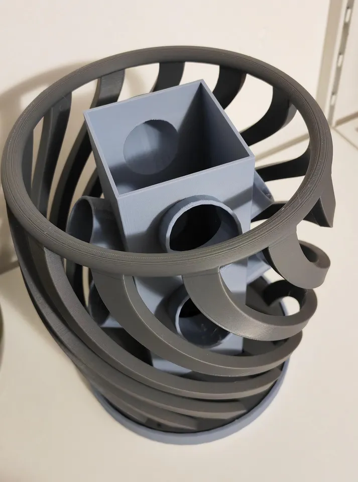 hydroponic tower by 3D Printing LaB | Download free STL model ...