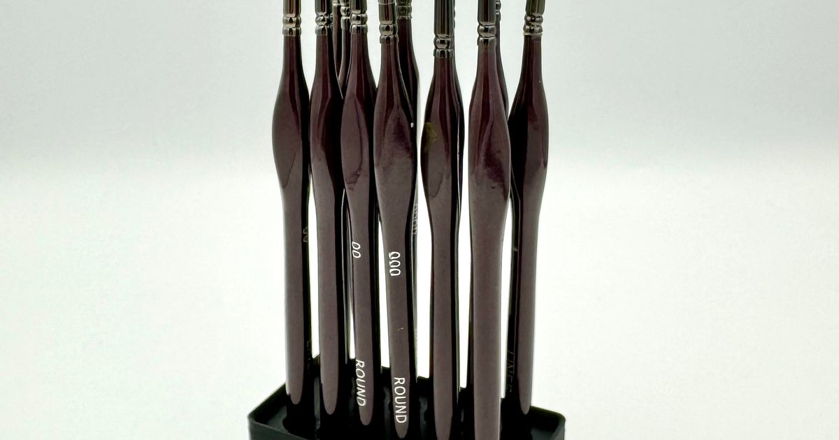 Gridfinity Brush / Pen and more Holder by kabuki | Download free STL ...